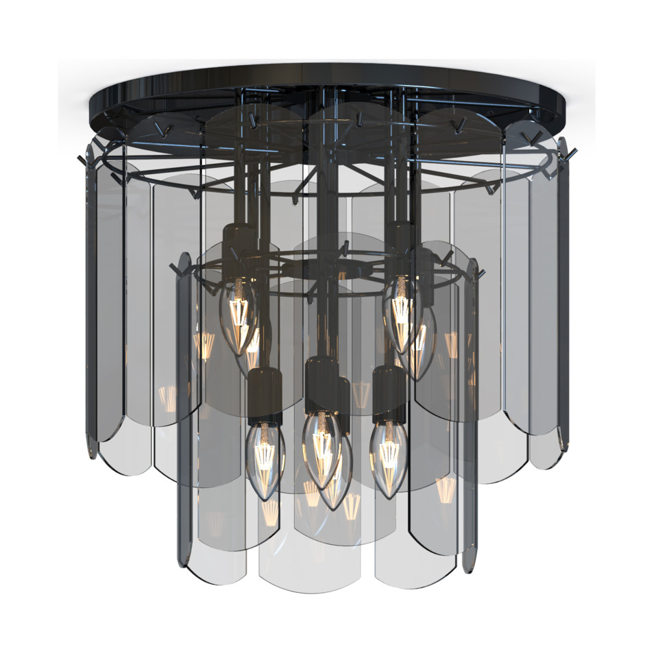 Zuma Line MX3523-8M-EBCN NIRA LAMPA SUFITOWA CZARNA/BLACK